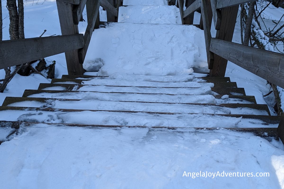 how to find the best Winter Hiking in Upper Michigan - Angela Joy ...